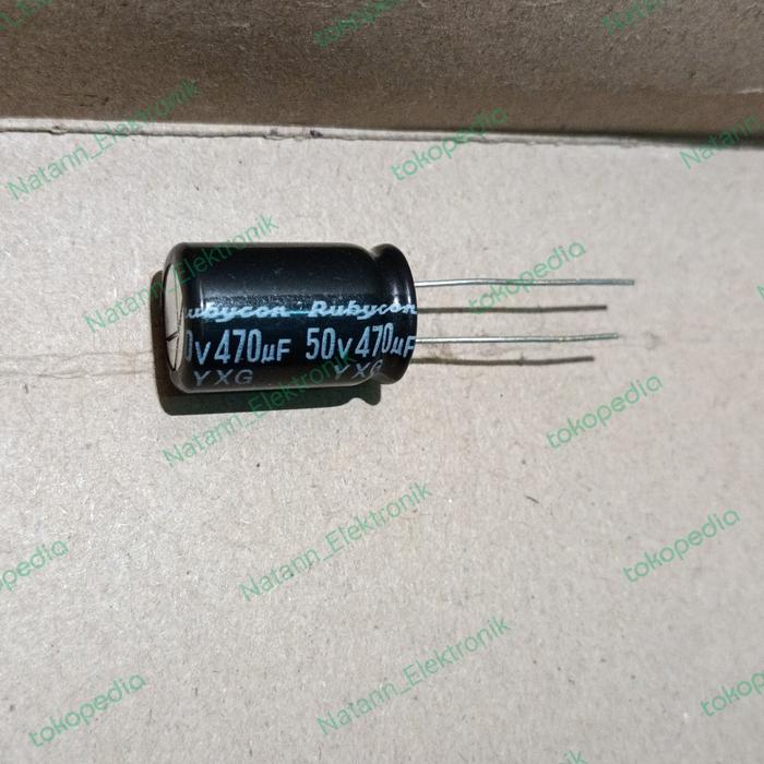 Jual 5980 kapasitor elco 470uf 470 uf 50v 50volt 50 volt rubycon - Jakarta Barat - MASTER ...