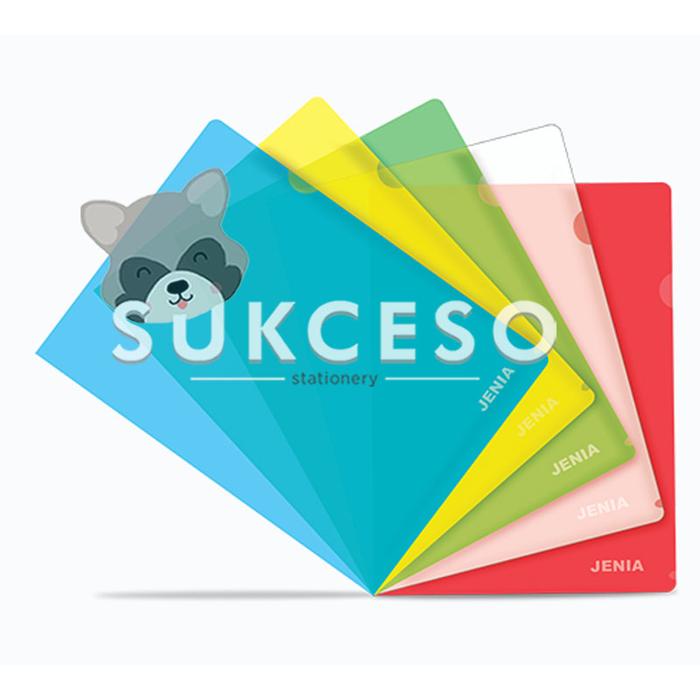 Jual Jenia Map L Folio Clear Sleeve Plastik PER PAK ISI 12 PCS - Kota ...