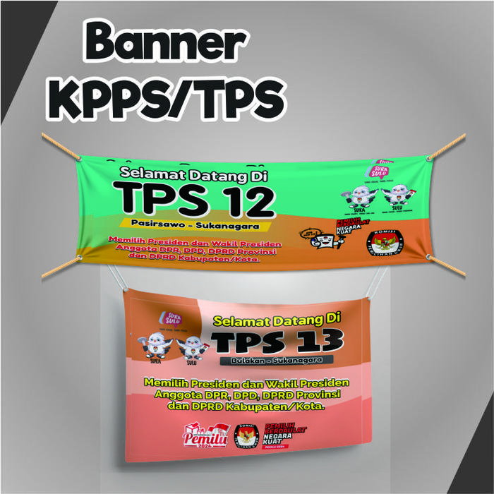 Jual cetak banner kpps - Kab. Tasikmalaya - Percetakan Binary | Tokopedia