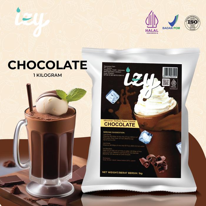 Promo Izy Powder Drink Chocolate - Bubuk Minuman Cokelat 1 Kg - Kab ...