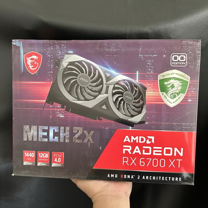 Jual AMD VGA Radeon MSI RX 6700 XT / 6700XT Mech Dus / Box - Kota ...