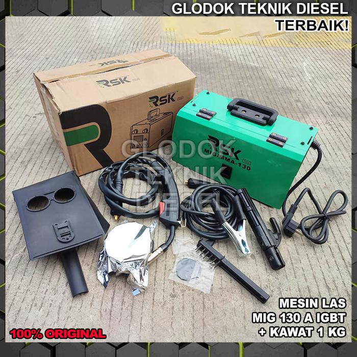 Jual Mesin Las MIG 130 A Tanpa Gas CO2 Welding MIGi Gasless MIG130 ...