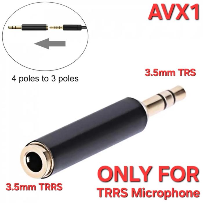 Jual AVPRO AVX1 Converter from TRRS to TRS Microphone - Jakarta Pusat ...