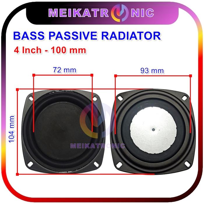 Jual Passive Bass Radiator 2 3 4 inch Woofer Subwoofer Pasif Frame ...