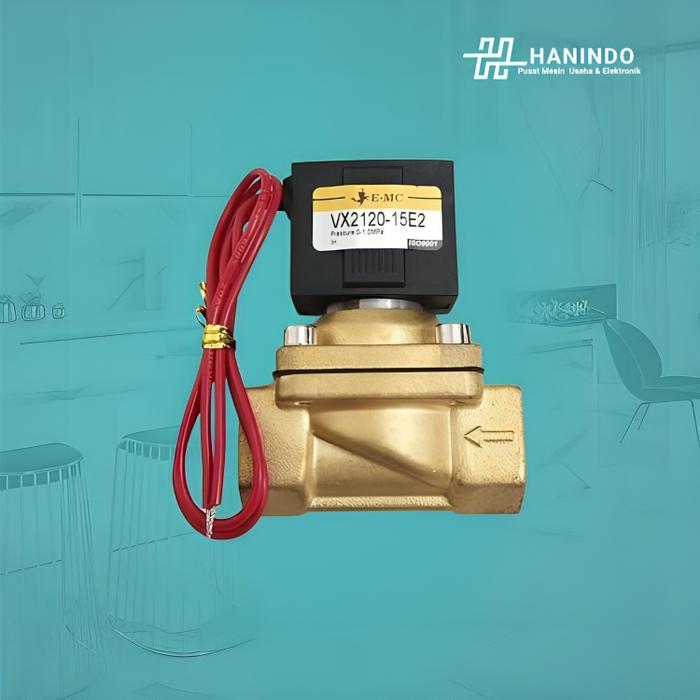 Jual Solenoid Valve VX2120-15 AC220V Series 2/2 Way EMC Pneumatic - Kota Bandung - HANINDO MESIN ...
