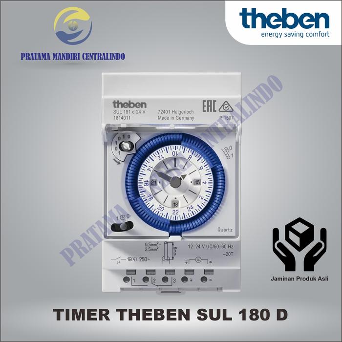 Jual TIMER ANALOG AUTOMATIC SWITCH PANEL THEBEN SUL 181 D ORIGINAL ...
