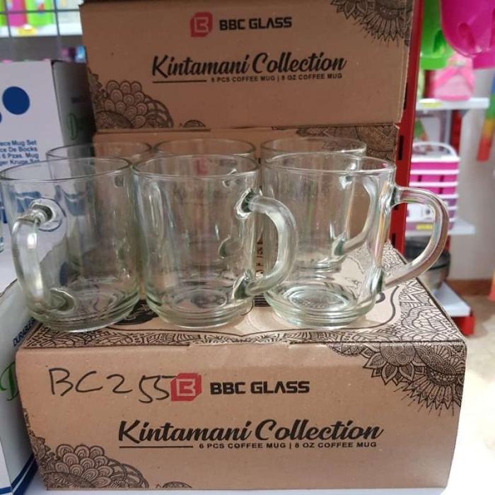 Jual Gelas kopi kaca beling / teh gagang 220ml BBC 255 / BC255 ...