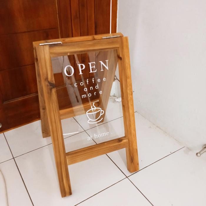 Jual standing sign board kayu custom - Kab. Bandung - Berlayar ...