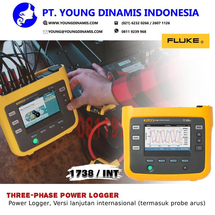 Jual Three-Phase Power Logger Fluke 1738 / INT - Jakarta Barat ...