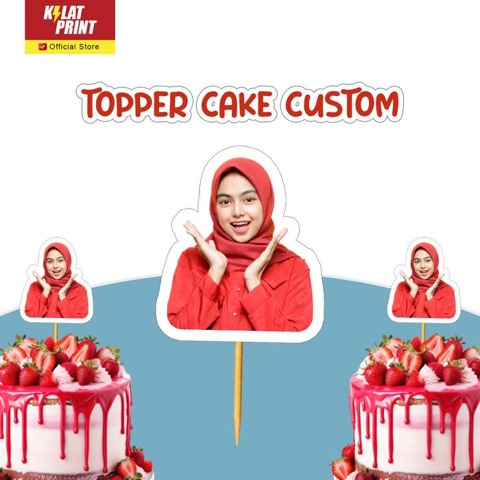 Jual Topper Cake Custom Toper Kue Ulang Tahun Muka Edition - Jakarta ...