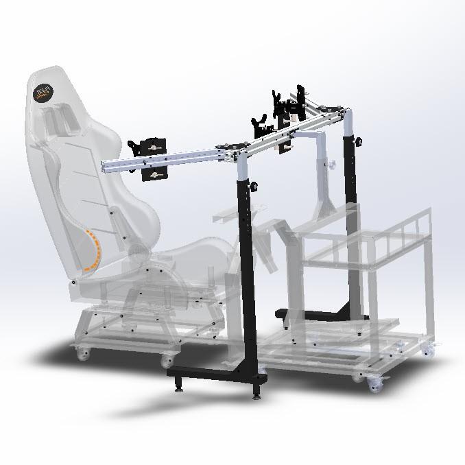 Jual Pro Flight Simulator Cockpit Kursi Gaming Sim Rig PC PS4 PS5 Xbox ...