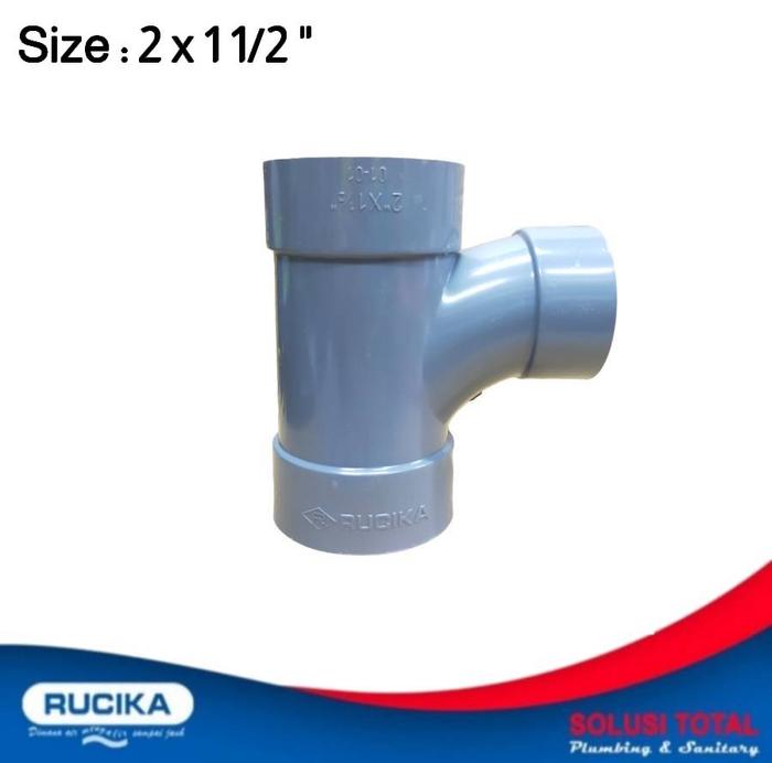 Jual TY 90 Derajat D 2 x 1 1/2 Inch Tee Y D 2 x 1 1/2" Rucika - Jakarta Selatan - Solusi total ...