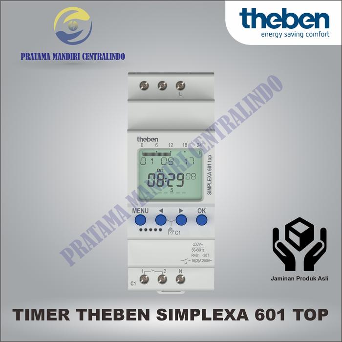 Jual TIMER DIGITAL AUTOMATIC SWITCH PANEL THEBEN SIMPLEXA 601 TOP ORIGINAL - Jakarta Barat ...
