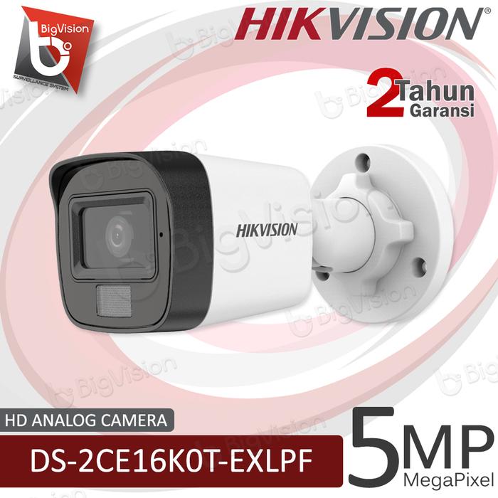 Jual KAMERA ANALOG HIKVISION 5MP FULL COLOR CAMERA CCTV OUTDOOR COLORVU ...