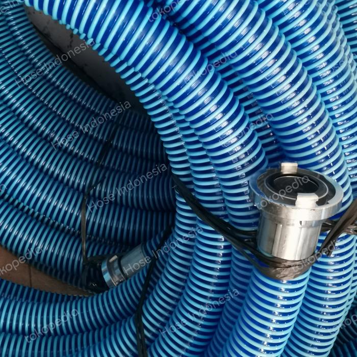 Jual Selang Hisap PVC Spiral Biru 3", Selang Pompa, Selang irigasi PVC ...