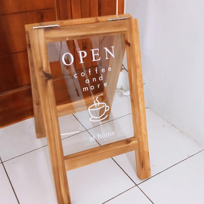 Jual standing sign board kayu custom - Kab. Bandung - Berlayar ...