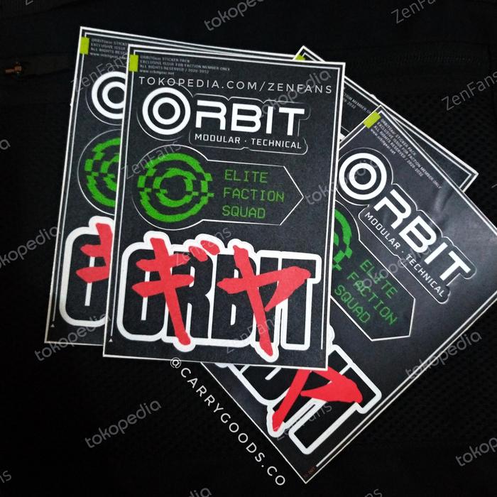 Jual Orbit Gear Sticker pack set stiker - Kota Medan - ZenFans | Tokopedia