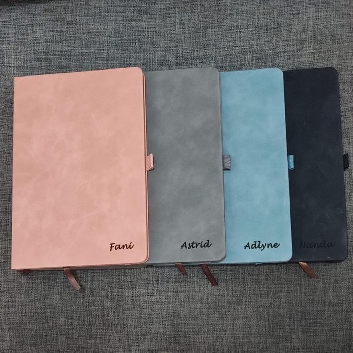 Jual [KHUSUS GROSIR] Pocket Notebook Custom Nama Logo/ Notepad Strap ...
