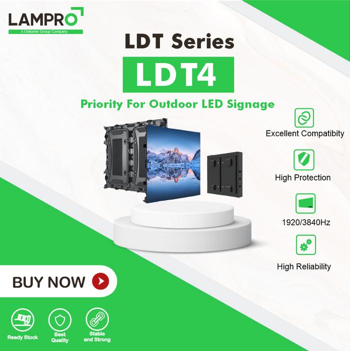 Jual PAKET LED VIDEOTRON P4 OUTDOOR LDT SERIES - LAMPRO (UNILUMIN GROUP ...