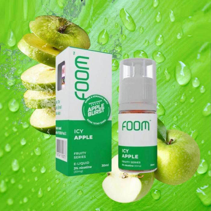 Jual Foom Icy Apple 30ML 30MG Apple Burst Salt Nic by Foom Lab ...