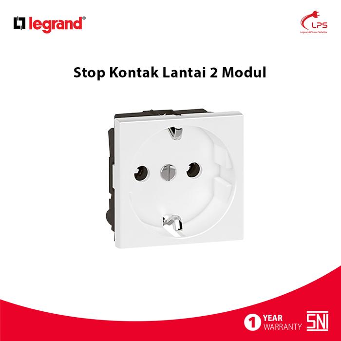 Promo Legrand Stop Kontak lantai 2modul - Putih - Jakarta Barat - Legrand Power Solution | Tokopedia