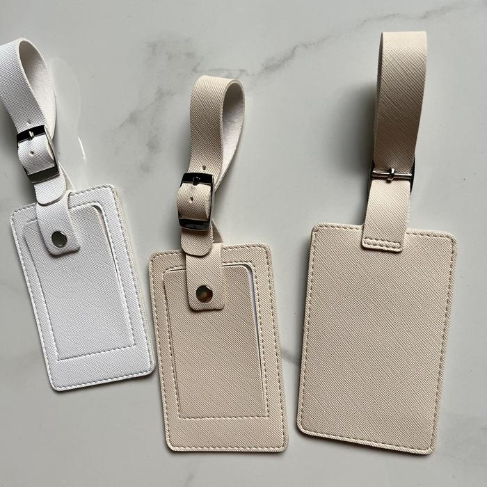 Jual LUGGAGE TAG | BAG TAG | GANTUNGAN KOPER | LABEL KOPER - Cream ...