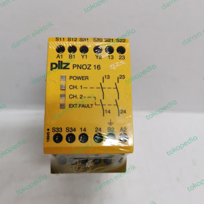 Jual safety relay pilz PNOZ 16 24vac,24vdc 2NO,774060 - Jakarta Barat - Darren elektrik | Tokopedia