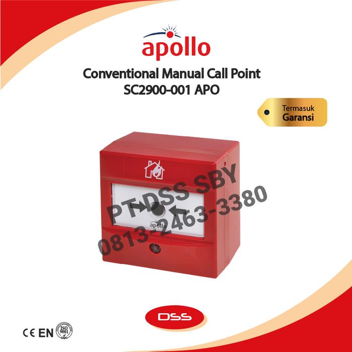Jual Apollo Conventional Manual Call Point SC2900-001APO - Kota ...
