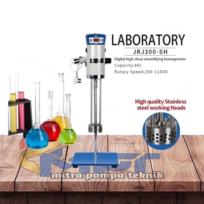 Jual JRJ300-SH 40L Digital High Shear Lab Emulsifier Homogenizer ...