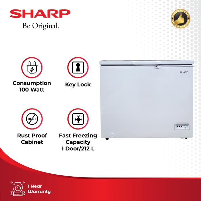 Promo SHARP FRV-210X CHEST FREEZER 200 liter Cicil 0% 3x - Jakarta ...