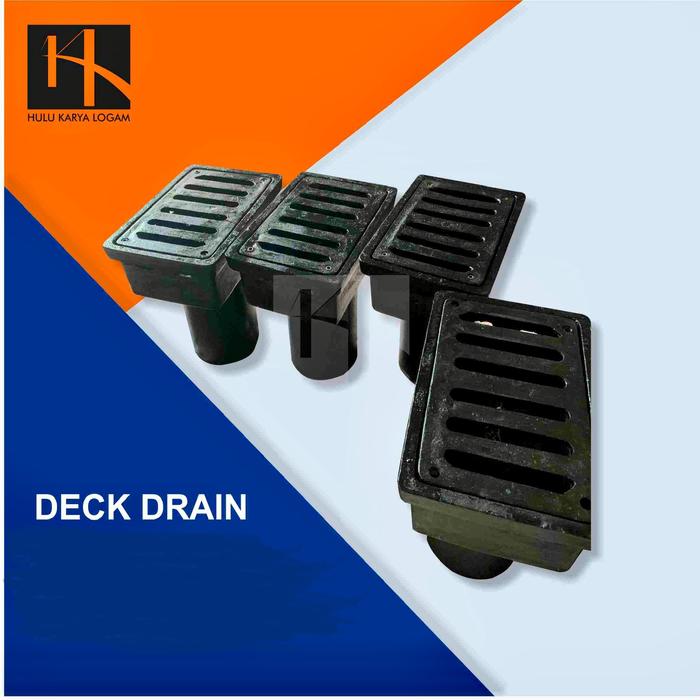 Jual DECK DRAIN TIPE 1 6 INCH CAST IRON TEBAL 15 MM I DECK DRAIN HULU ...