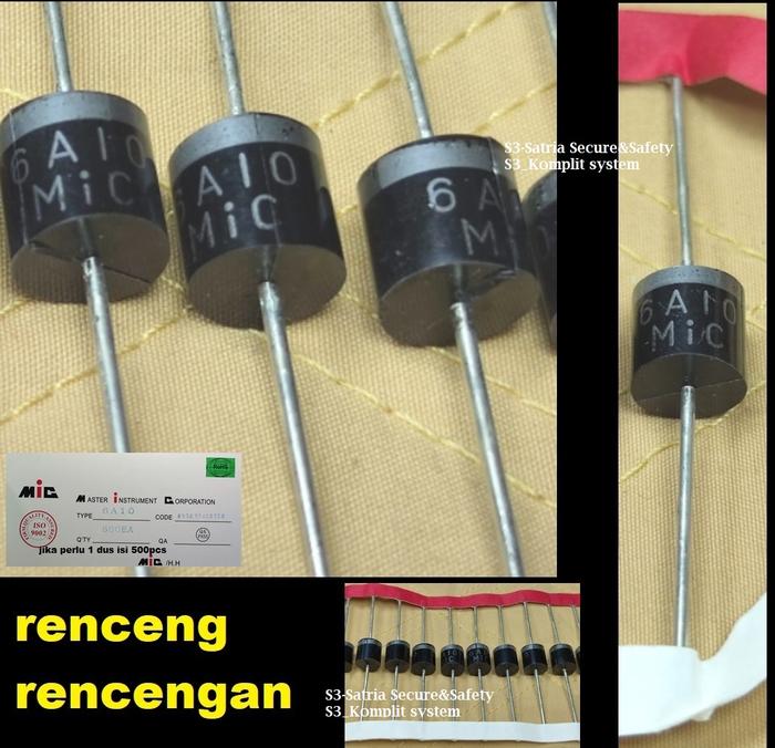 Jual Dioda 6a MiC Diode 6A10 M I C 6A 10 - Jakarta Timur - S3-Satria ...