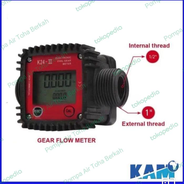 Jual Flow meter minyak digital Flow meter solar digital derat 1 inch ...