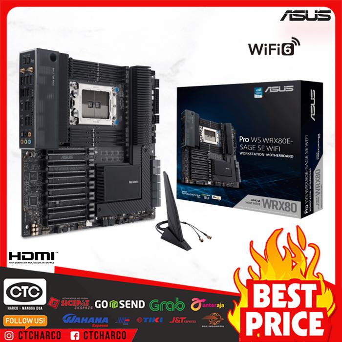 Promo Motherboard ASUS PRO WS WRX80E-SAGE SE WIFI WRX80 AMD Workstation ...