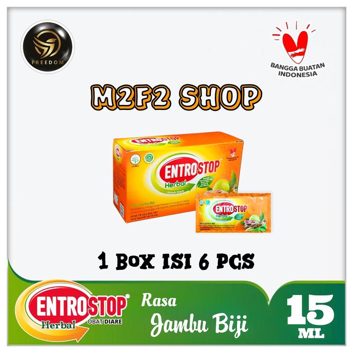 Jual Entrostop Herbal Dewasa Diare Jambu Biji | Cair Sachet - 15 ml (1 ...