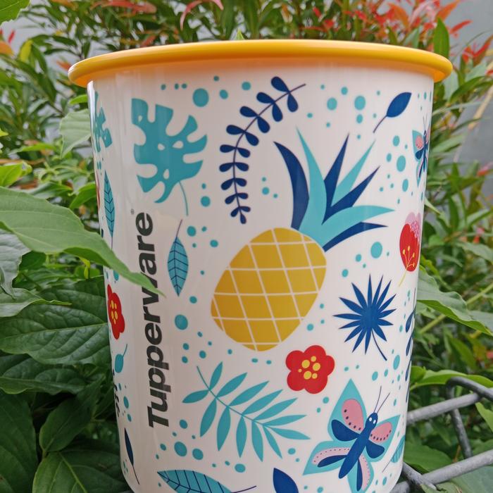 Jual flower canister tupperware/wadah kue kedap udara 2 liter - Kab ...