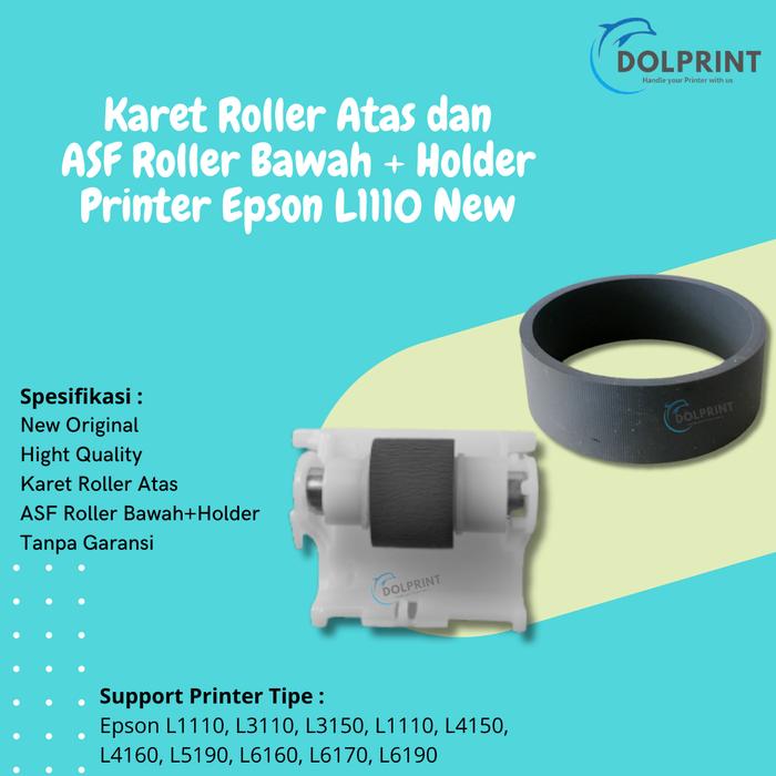 Jual ASF Roller Bawah dan karet atas Epson L1110 L3110 L3210 Plus ...