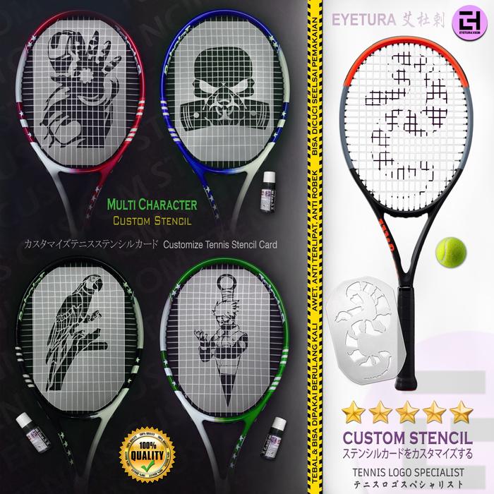 Jual Tennis Custom Logo - Cetakan Raket / Logo Raket/ Logo Tenis - Mika ...