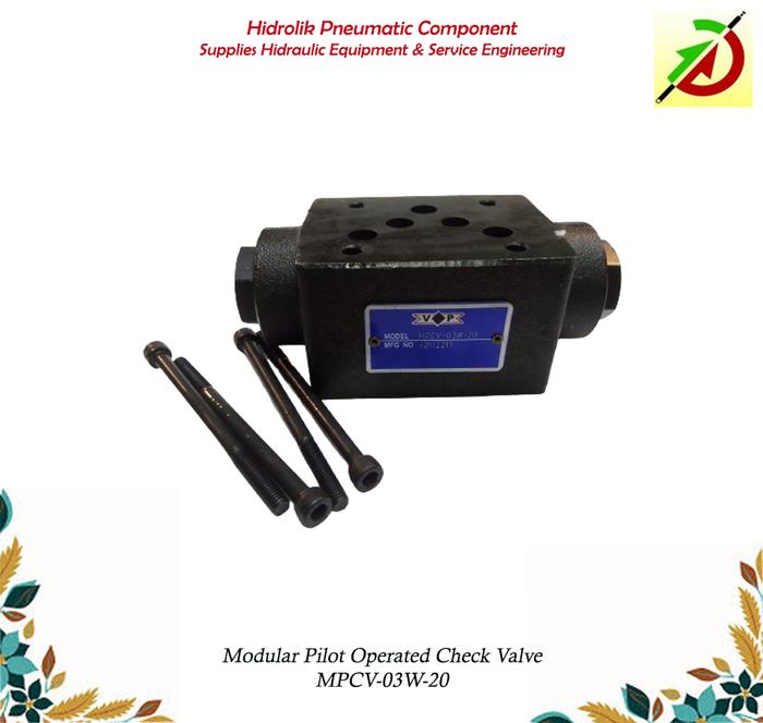 Jual Modular Pilot Operated Check Valve MPCV-03W-20 - Jakarta Barat ...