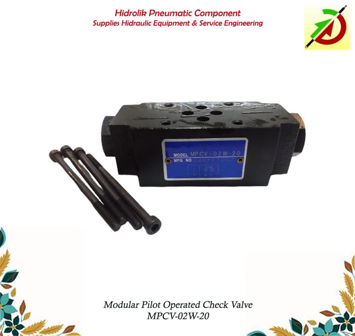 Jual Modular Pilot Operated Check Valve MPCV-02W-20 - Jakarta Barat - hidrolik pneumatic ...