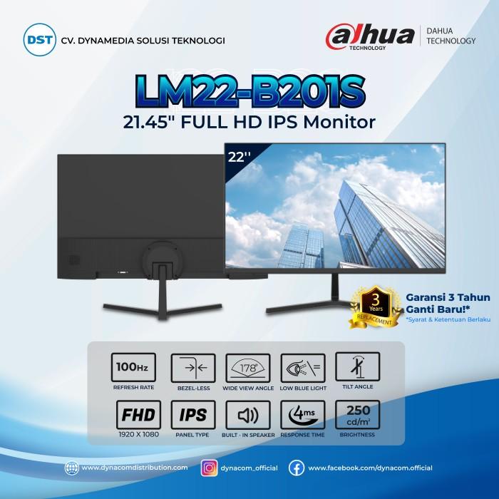 Jual [+Palet Kayu] Dahua Monitor DHI-LM22-B201S 22" IPS 100Hz HDMI VGA Spk - Kota Surabaya ...