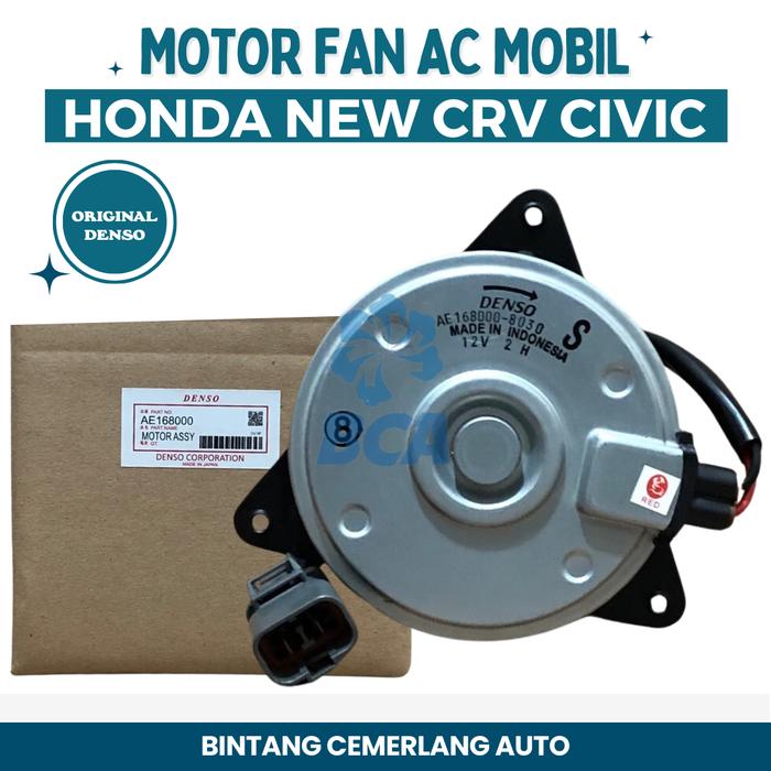 Jual Motor Fan AC Honda CRV CIVIC MOTORFAN ORIGINAL DENSO - Kota Bekasi - Bintang Cemerlang Auto ...