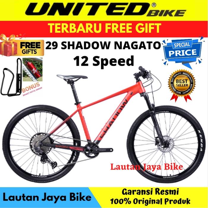 Jual Sepeda Gunung MTB Shadow Nagato Rem Hidrolik Operan Gigi 12 Speed ...