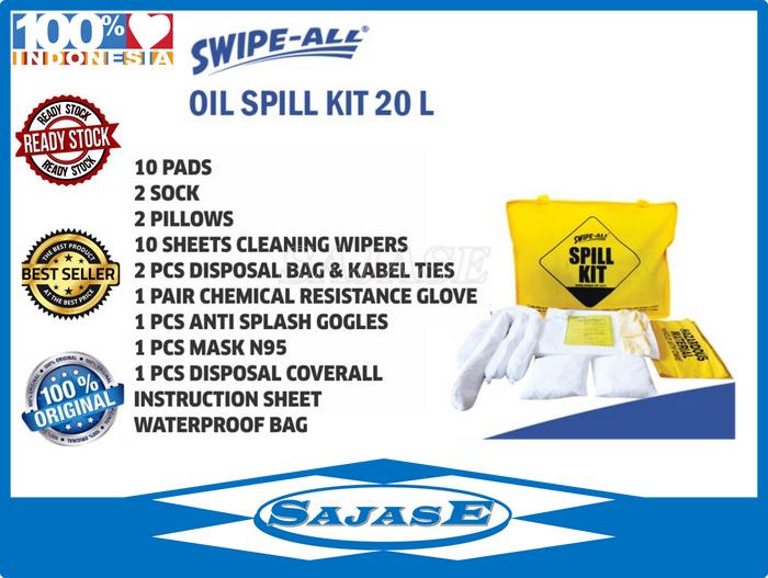 Promo Oil Spill Kit 20 Liter Oil Spill Kit 20L Swipe All Kemasan Soft ...