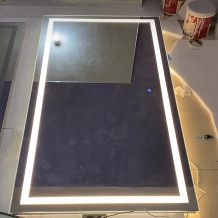 Jual Cermin LED touchscreen ukuran 50 x 100 cm | Cermin Rias - Kab ...