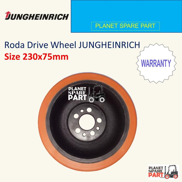 Jual Roda Drive Wheel 230x75 45mm Jugheinrcih Part No.50460100 50460103 ...