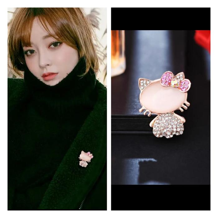 Jual Sanrio Hello Kitty Girl Brooch Bros Kucing Hello Kitty Cute Cantik ...