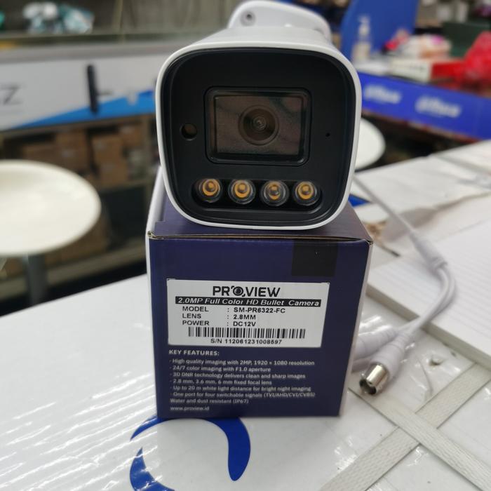 Jual CAMERA PROVIEW SM-PRO6322-FC 2MP OUTDOOR COLORVU BY HIKVISION ...