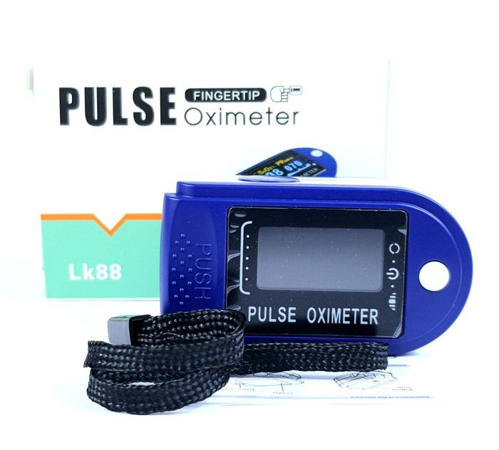 Jual Pulse Oximeter LK88 Pulse Oxymeter Fingertip Alat Saturasi Oksigen ...