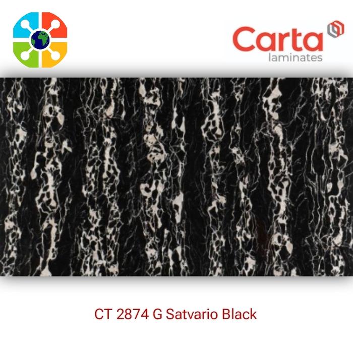 Jual CARTA HPL STONE CT 2874 G Satvario Black - Jakarta Pusat ...